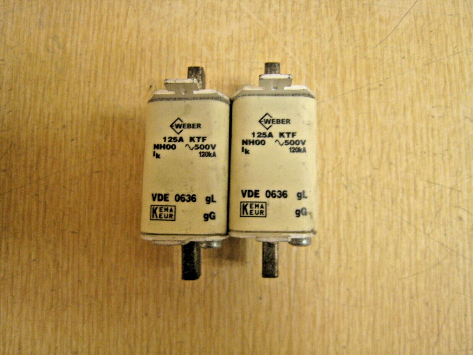 LOT OF 2 USED WEBER KTF VDE 0636 FUSE FREE SHIPPING | eBay