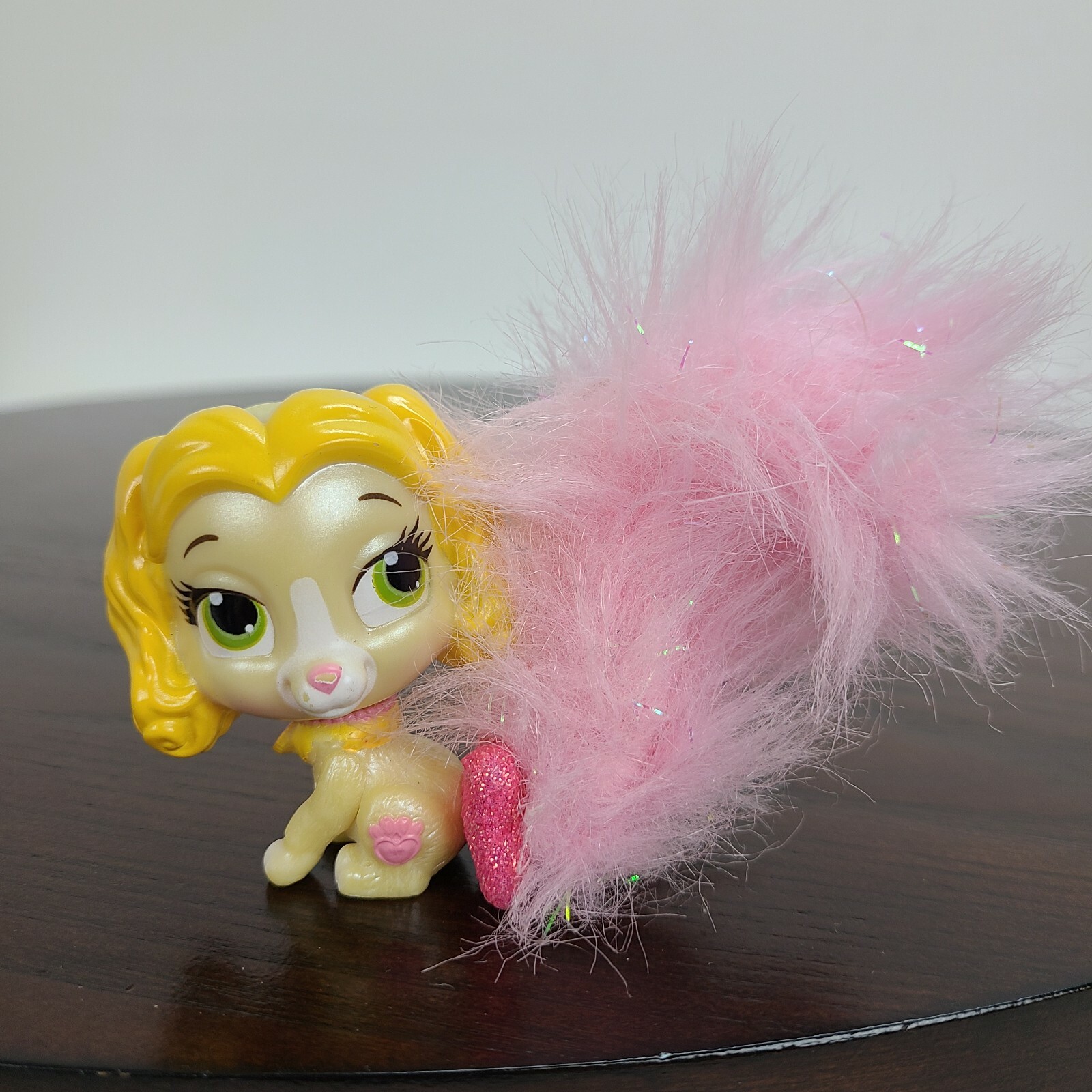Disney Palace Pets Teacup Princess Belle's Puppy 2" Figure Pink Furry ...