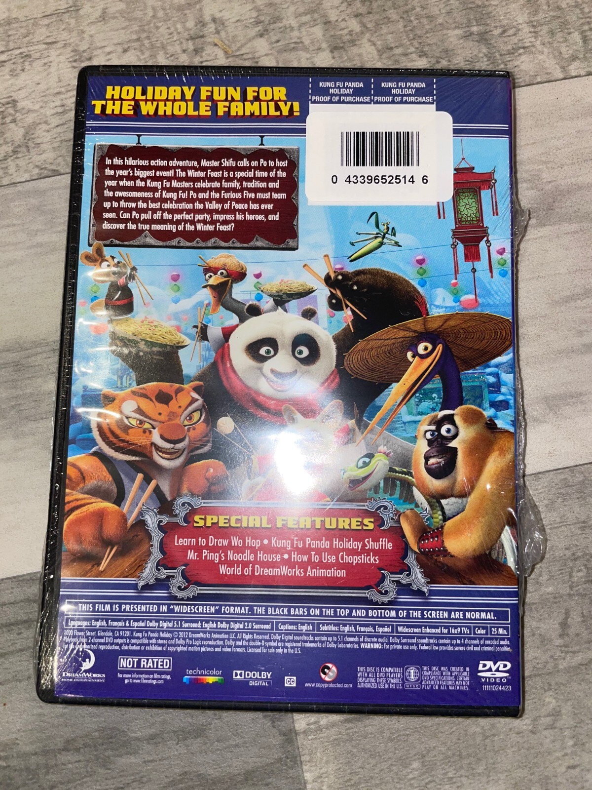 Kung Fu Panda Holiday Dvd