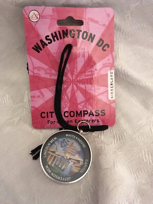 Washington DC Tourist compass necklace-NEW | eBay
