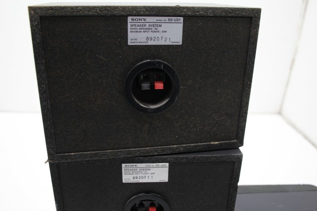Sony Surround Sound SS Cr62 Speaker System Cn62 Ss-u31 X 2 Japan ...