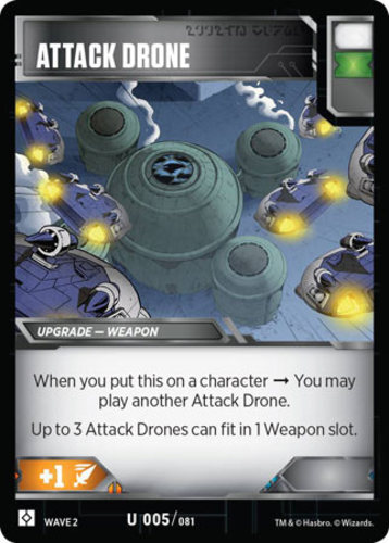 Transformers TCG: Attack Drone [Moderately Played] from set Wave 2 Rise ...