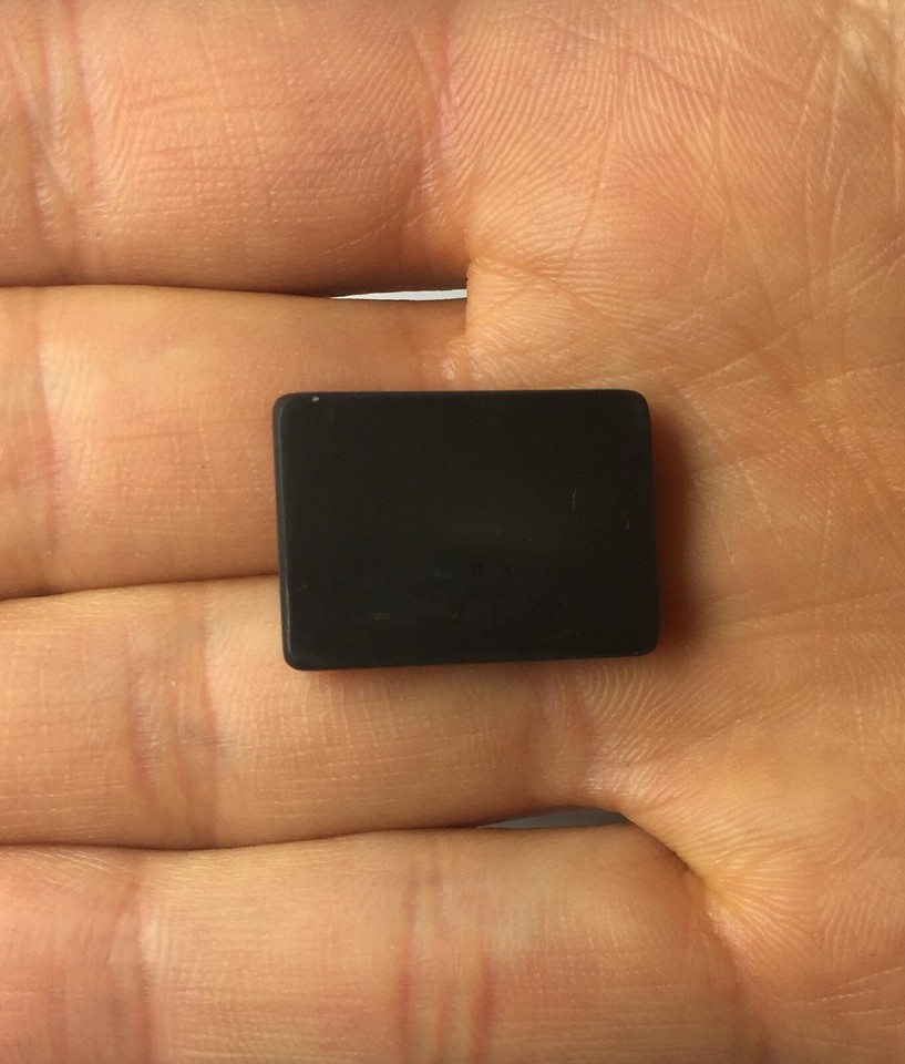 SHUNGITE Stone EMF Protection Plate Sticker for Cell Phone 14 x 20 mm ...