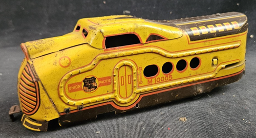 Vintage Tin Marx Train M10005 Union Pacific Engine~For Parts or ...