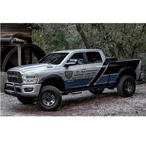 Bushwacker 50037-02 Pair of Front Pocket Style Fender Flares for 11-19 ...