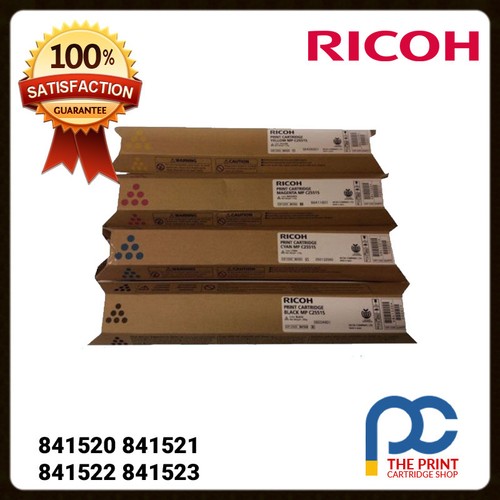 Ricoh Original Full Toner Set CMYK EDP CODE 841520 841521 841522 841523 ...