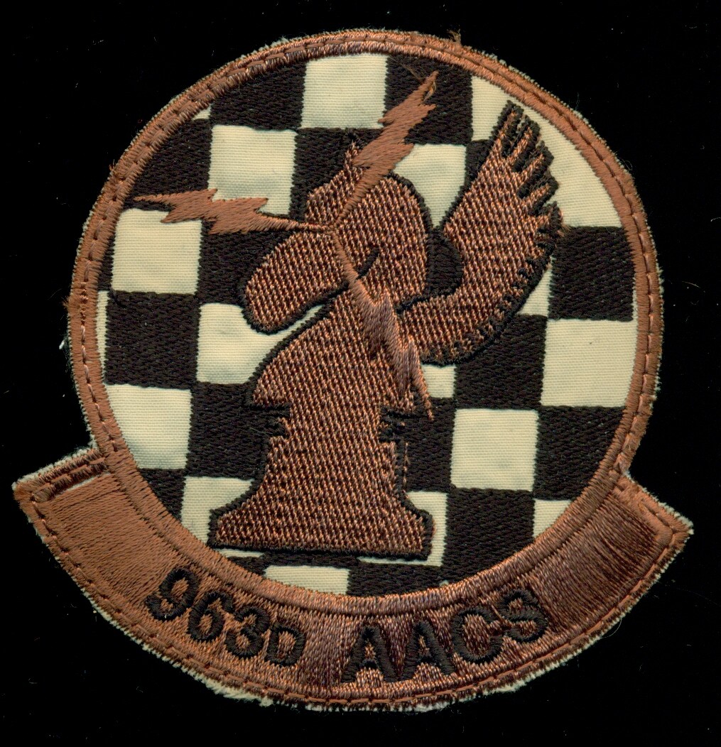 USAF 963D AACS AWACS Patch T-2 | eBay