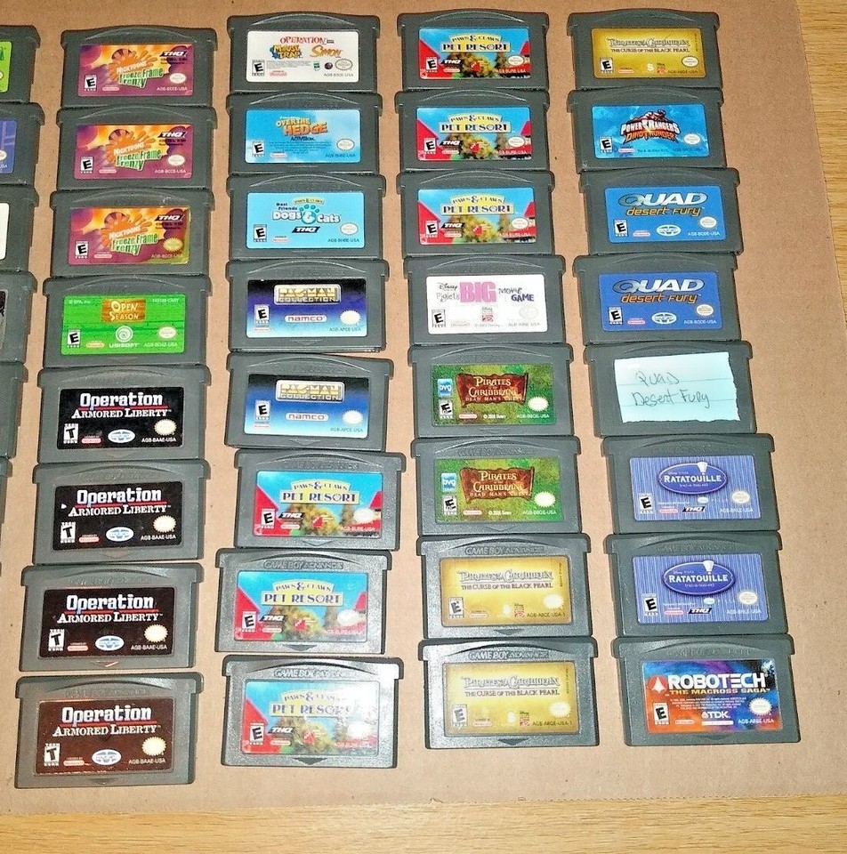 Nintendo Gameboy Advance Cartridges - Tested | eBay