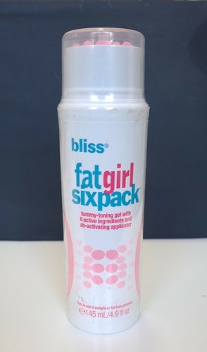 bliss fat girl six pack tummy toning gel 145ml | eBay