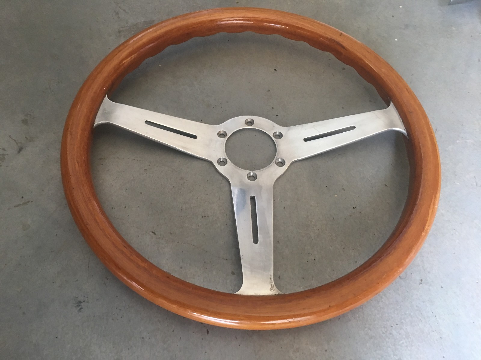 Porsche 356 Wood Steering Wheel made in Italy date stamped 7/81 | eBay ...