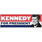 John F. Kennedy For President Replica 1960 JFK Portrait Campaign Bumper ...