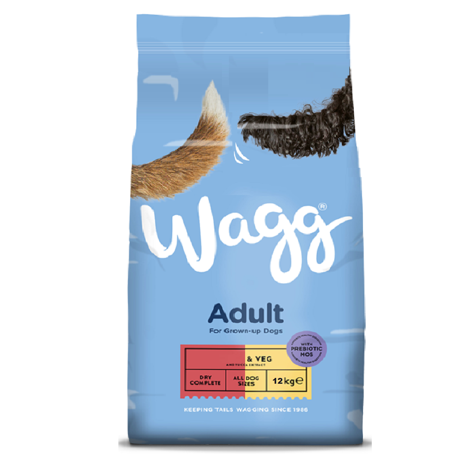 WAGG COMPLETE - (1kg to 12kg) - Adult Dry Dog Food Kibble bp Chicken ...