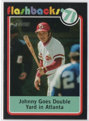 Johnny Bench 2020 Topps Heritage Flashbacks Insert Card #BF-4 | eBay