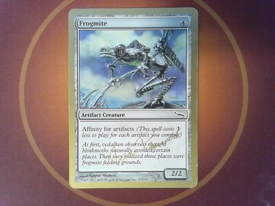 Gold Border Frogmite - Magic the Gathering Mtg 2004 Aeo Paquette | eBay