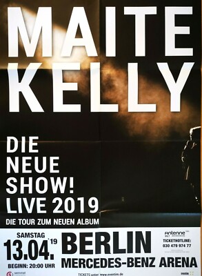 MAITE KELLY 2 BERLIN 2019 - orig. Concert Poster - Konzert Plakat - DIN ...