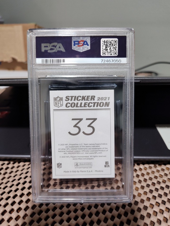 Jamar Chase Panini Rookie Sticker Europe PSA10 (Pop 3) | eBay