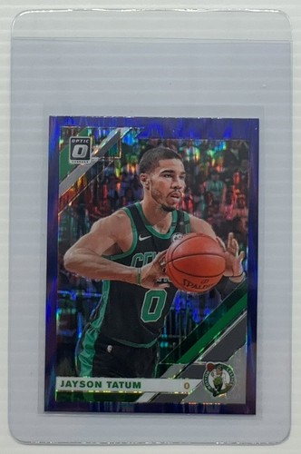 2019-20 Donruss Optic Jayson Tatum Purple Shock #82 Celtics | eBay