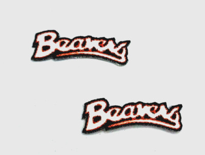 2 Pack Vintage Oregon State Beavers Patch OSU Embroidery Iron On 2" | eBay