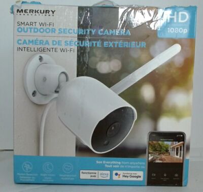 Merkury Innovations MIC-CW053-199W Smart Wi-Fi Outdoor Security Camera ...