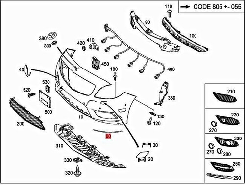Genuine MERCEDES W242 B-CLASS W246 W242 Trim strip 2468850521 | eBay