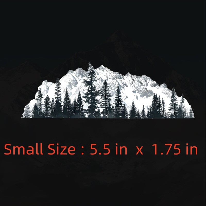 Mountain Ridge View Scene Decal Auto Car Truck Camper Van Window Vinyl ...