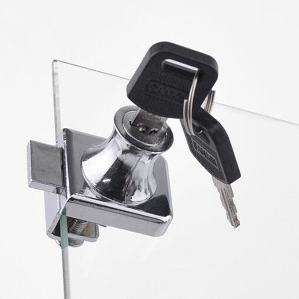 Zinc Alloy Locks Glass Display Cabinet Showcase Locks with 2Key for 5 ...