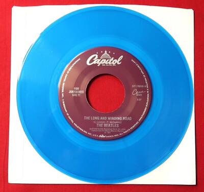 The Beatles 45 RPM For Jukeboxes Only " For You Blue /Long Winding ...