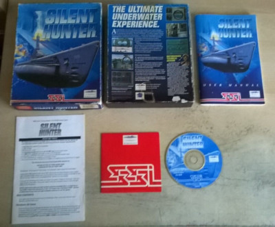 SILENT HUNTER 1 - SUBMARINE COMBAT SIM PC GAME - ORIGINAL COMPLETE RARE ...