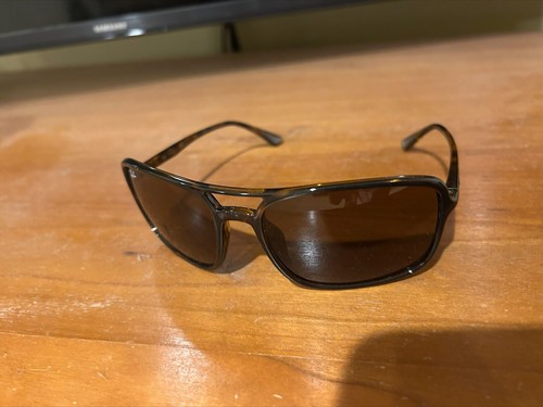 Ray Ban 4375 Polished Havana Dark Brown Lens | eBay