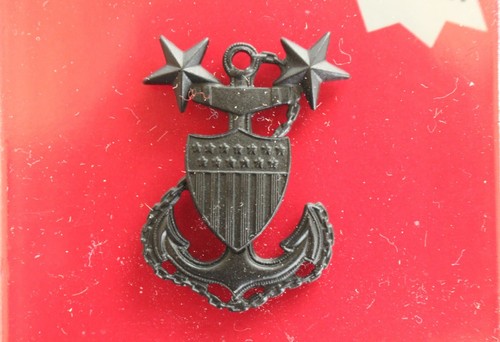 USCG US COAST GUARD REDUCED SIZE E-9 CHIEF PETTY OFFICER RATES SUBDUED ...