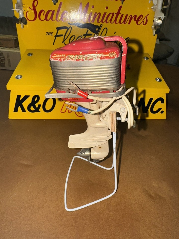 RARE VINTAGE MERCURY MARK 55 THUNDERBOLT FOUR TOY OUTBOARD BOAT MOTOR ...