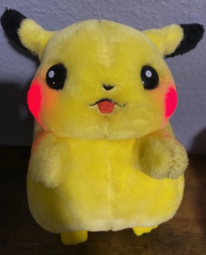 1998 Working Pokemon Pikachu Plush Animated Talking Cheeks Light Up ...