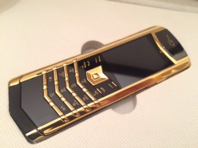 Vertu K7 Signature Design - Golden/Black (Unlocked) with 4G and Wi-Fi ...