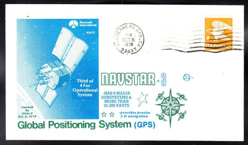 1978 NAVSTAR 3 GPS SATELLITE LAUNCH Space Voyage Space Cover B8365 | eBay