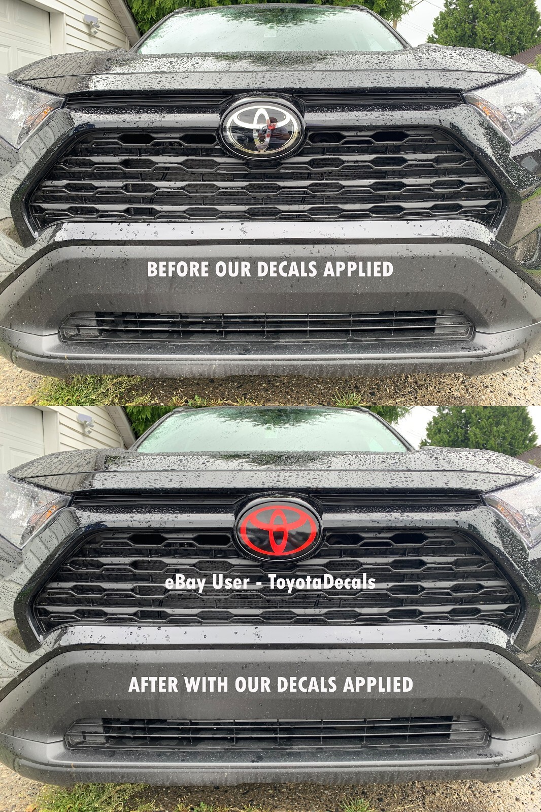 Toyota RAV4 2019 2020 2021 2022 2023 2024 2025 Emblem Decal for Front ...