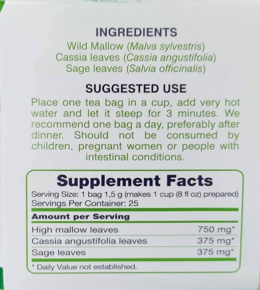 Bio3 Slim Body Weight Control Tea 25 Tea Bags (2 Pack) | eBay