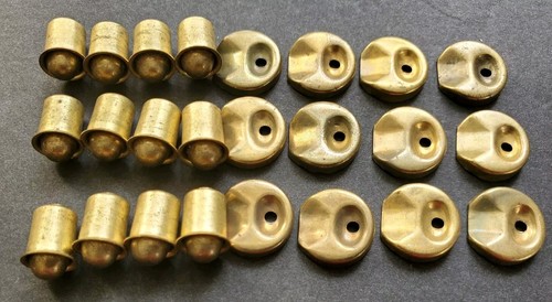 Dozen (12) Eagle Lock Brass Plated Bullet Catch w/ Strike Plate for ...