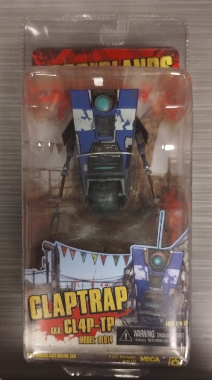 Borderlands Claptrap NECA CL4P-TP Model BLU14 Blue Collectible Figure ...