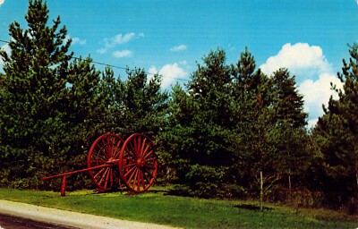 Logging Wheel at Hardwick Pines State Park, Graying Michigan VTG ...