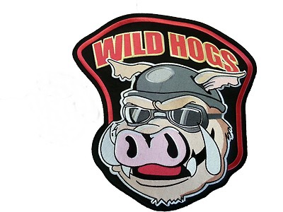 Wild Hogs Mc Verein Anarchie Biker Jacke Weste Rücken-patch XXL 30.5x30 ...