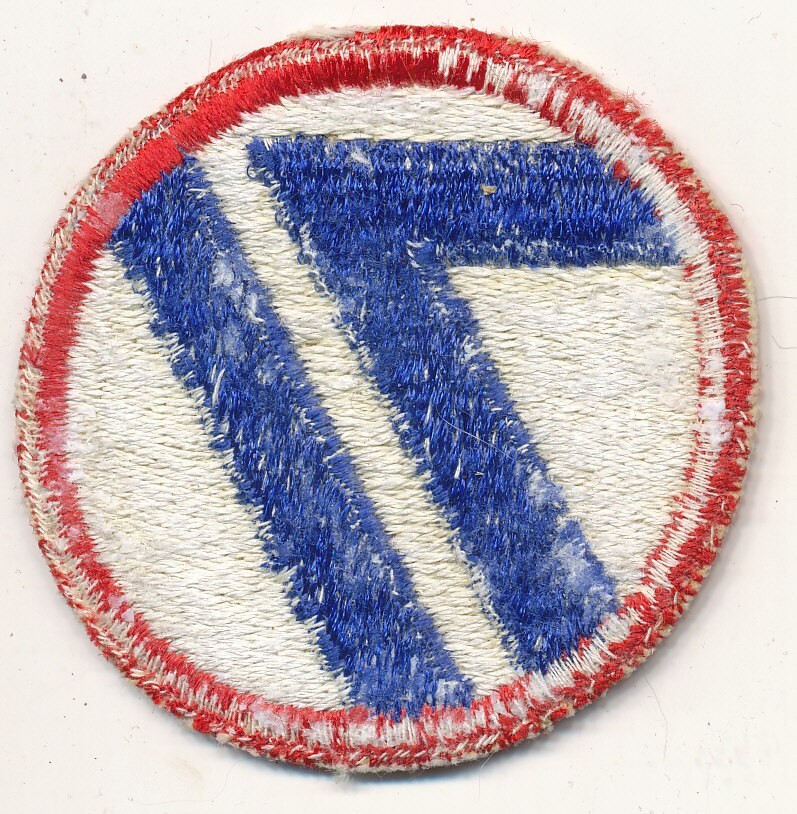 71st Infantry Division Red Circle patch US Army real WWII make | eBay