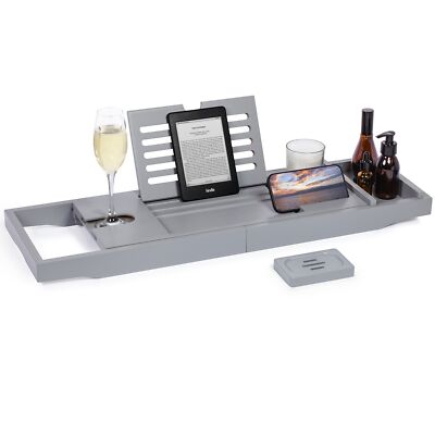 Bath Tray Caddy Bathtub Tray Bath tray across Bath Bathroom Accessories ...