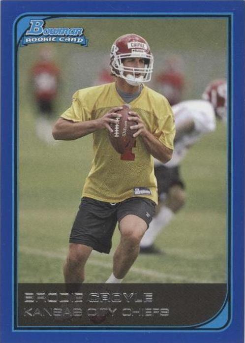 2006 Bowman - Brodie Croyle #156 Blue /500 (RC) for sale online | eBay
