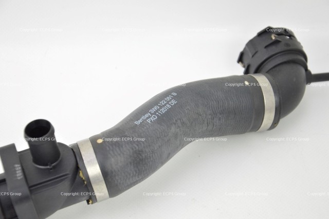 Bentley CONTINENTAL GT 03 GTC 06 Flying Spur Upper Coolant Hose Pipe ...