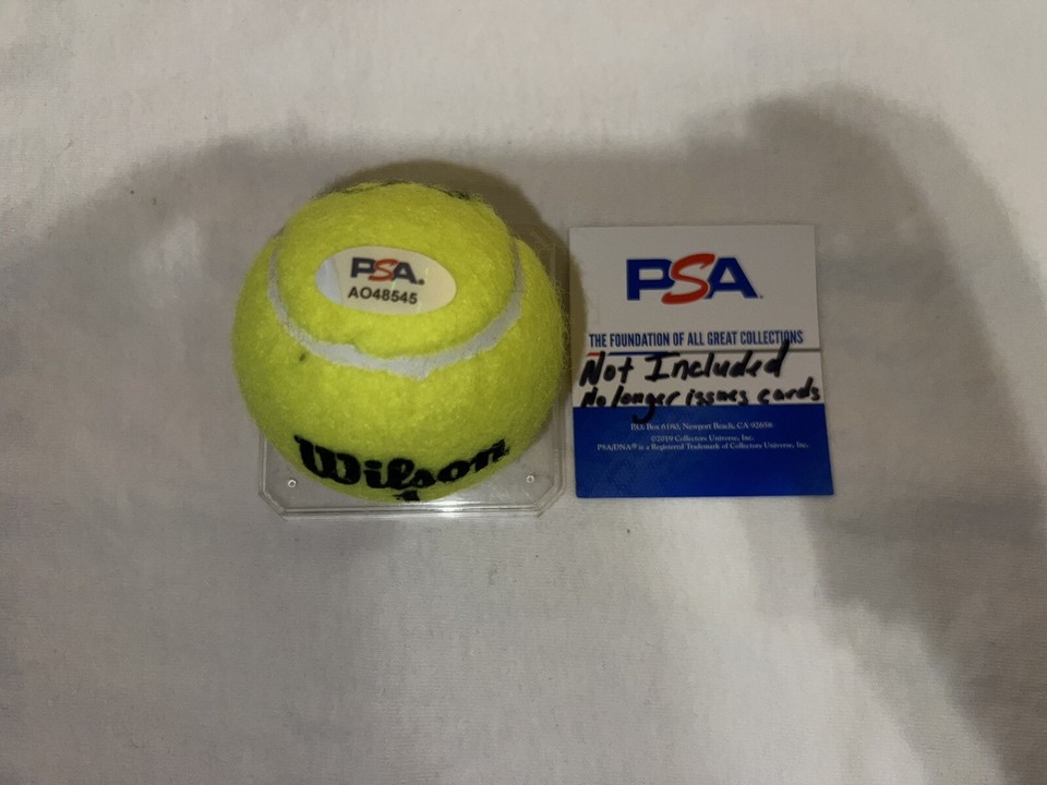 Roger Federer Signed Wilson 1 Tennis Ball US Open Switzerland Legend ...