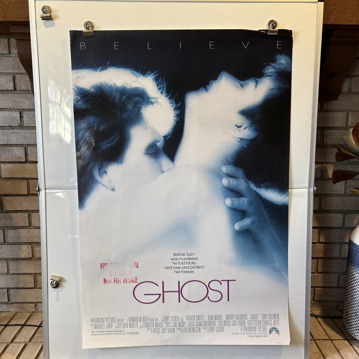 Patrick Swayze Ghost Poster