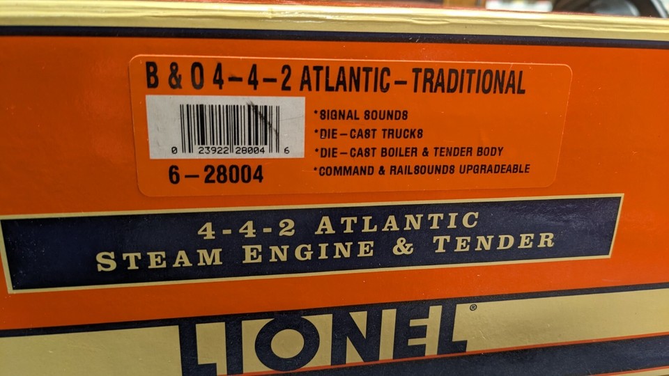 Lionel 6-28004 Baltimore & Ohio E6 Atlantic The Lindbergh Special | eBay