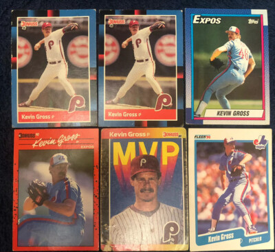 Kevin Gross Baseball Cards Lot | eBay