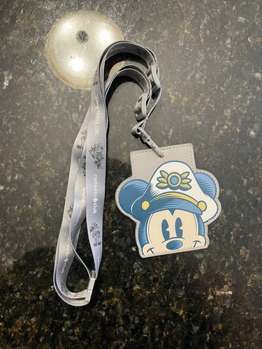 Disney Cruise Line Castaway Club Platinum Captain Mickey Lanyard or ...