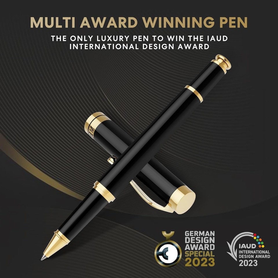 Luxury Rollerball Pens Smooth Writing Nice Pens for Men & Women Gift ...